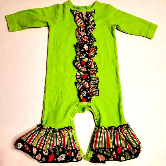 ricrac Ruffles | One Pieces | Ricrac Ruffles Lime Green Decor Centered ...